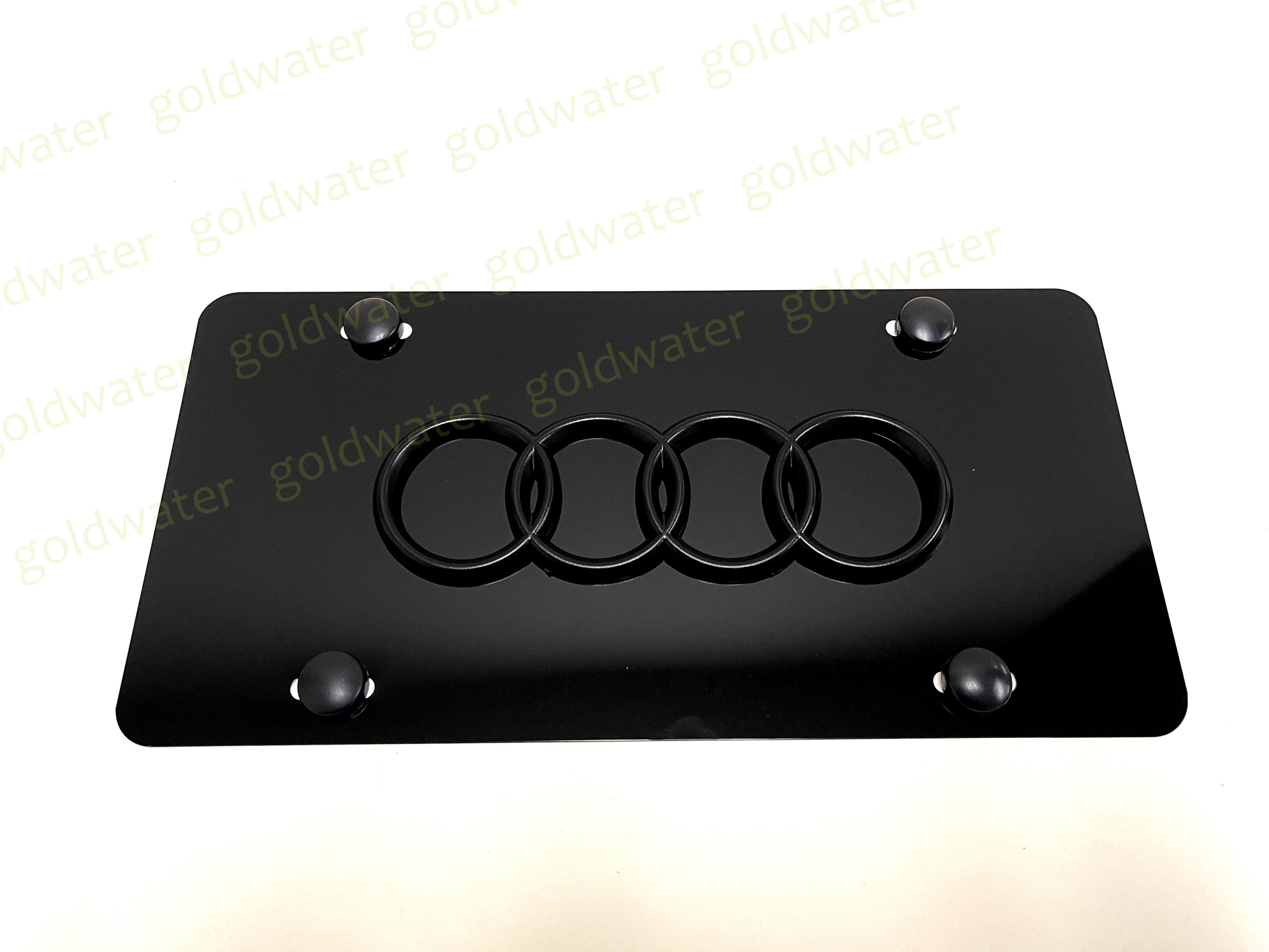 License Plates Car Parts & Accessories 4 RING LOGO Emblem Badge Black ...