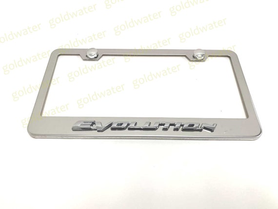 3D Evolution Badge Emblem Stainless Steel Chrome Metal License | Etsy