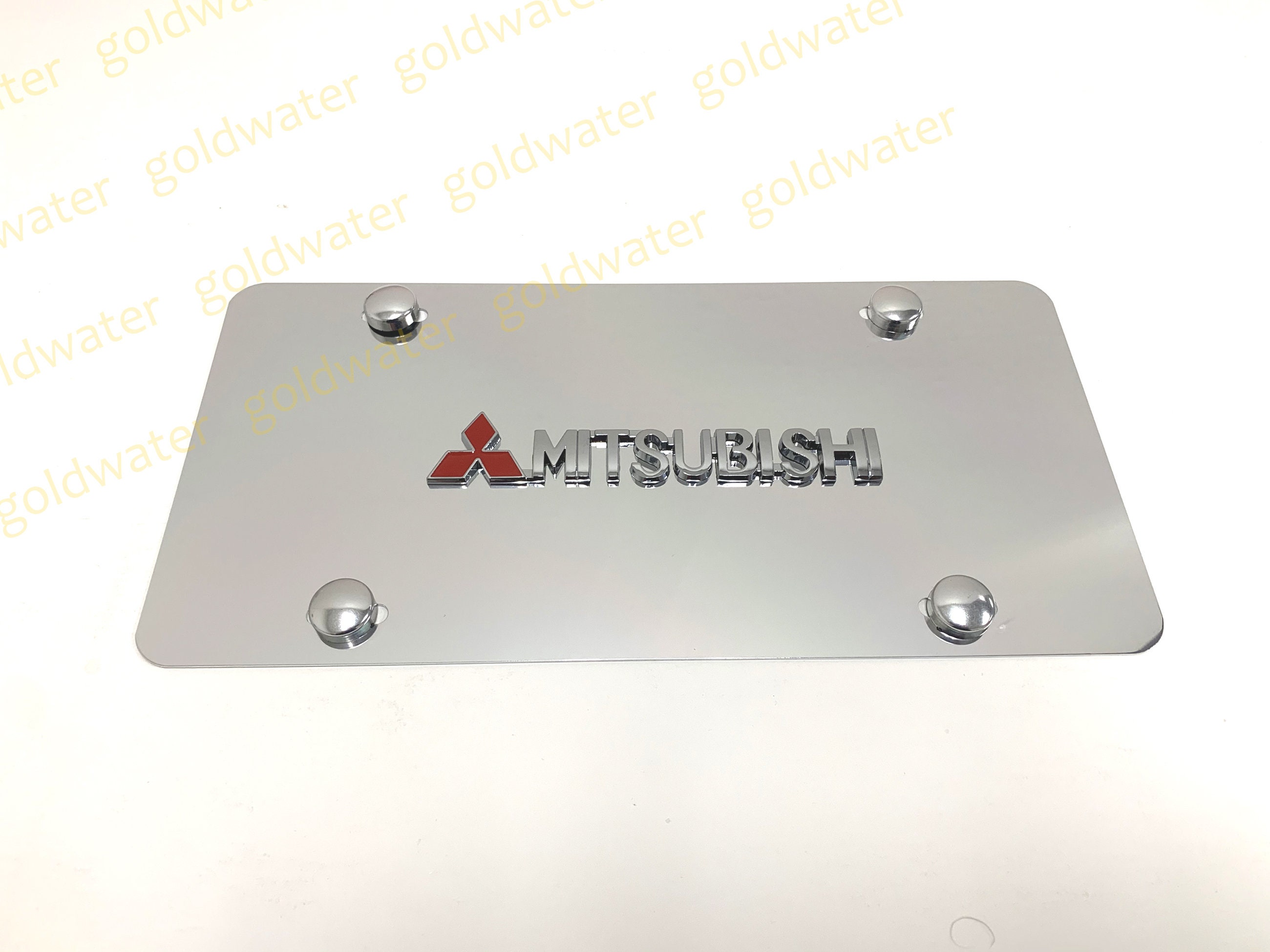 3D Mitsubishi Emblem Badge Silver Aluminum Chrome Mirrored | Etsy