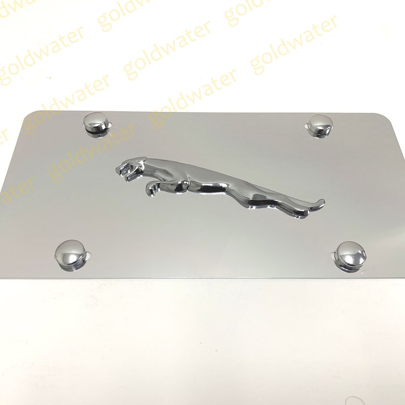 Silver Leopard Car Tag - Etsy