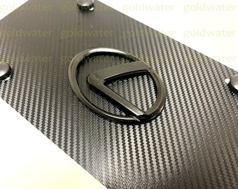 Lexus Emblem Logo License Plate Black Mesh Design Aluminum - Etsy