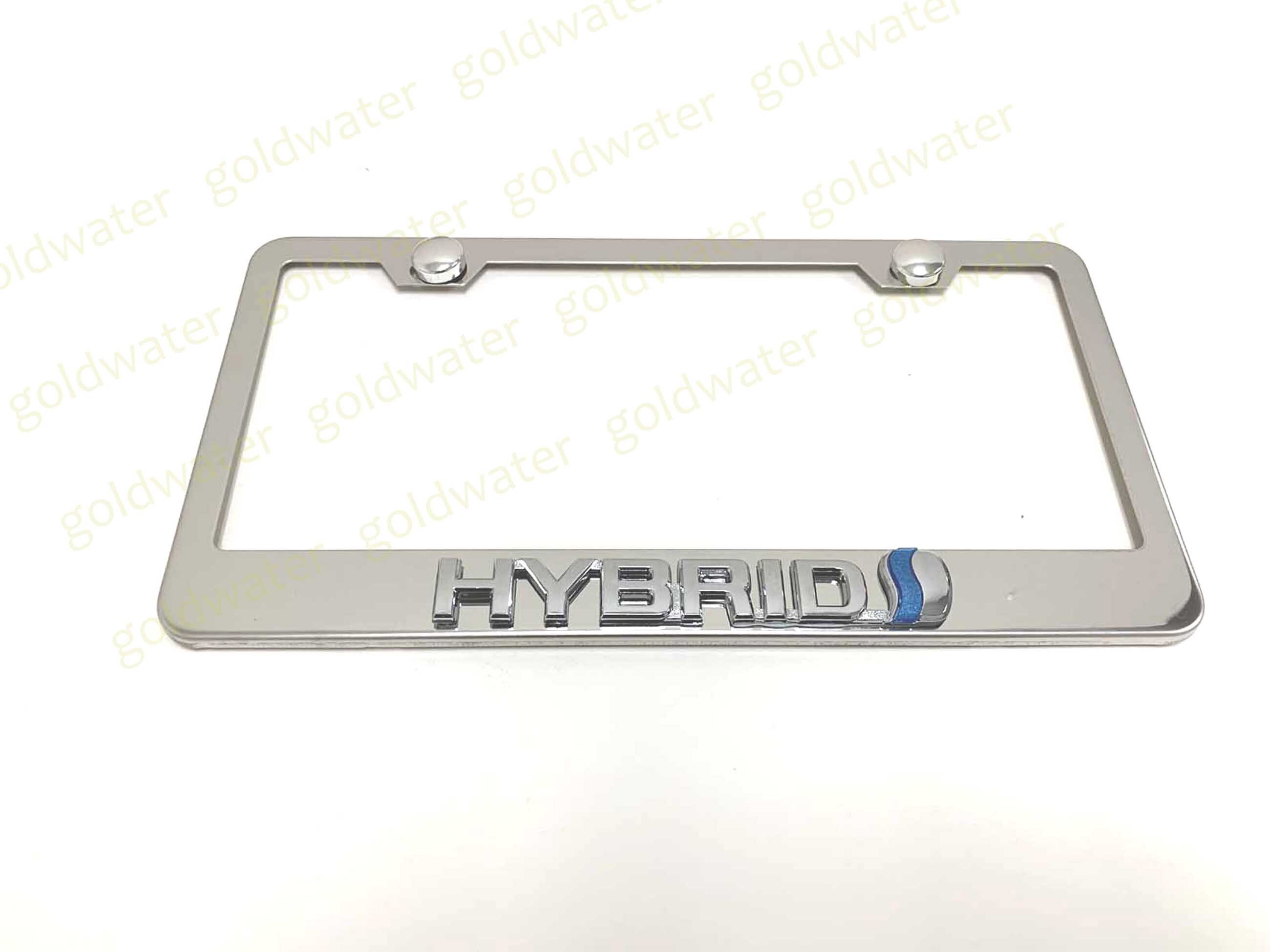 3D Hybrid Badge Emblem Stainless Steel Chrome Metal License | Etsy