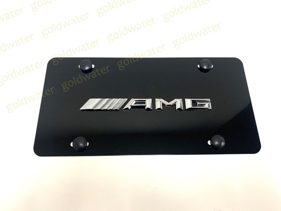 3D ////AMG Emblem Badge Black Aluminum Metal Vanity Front - Etsy