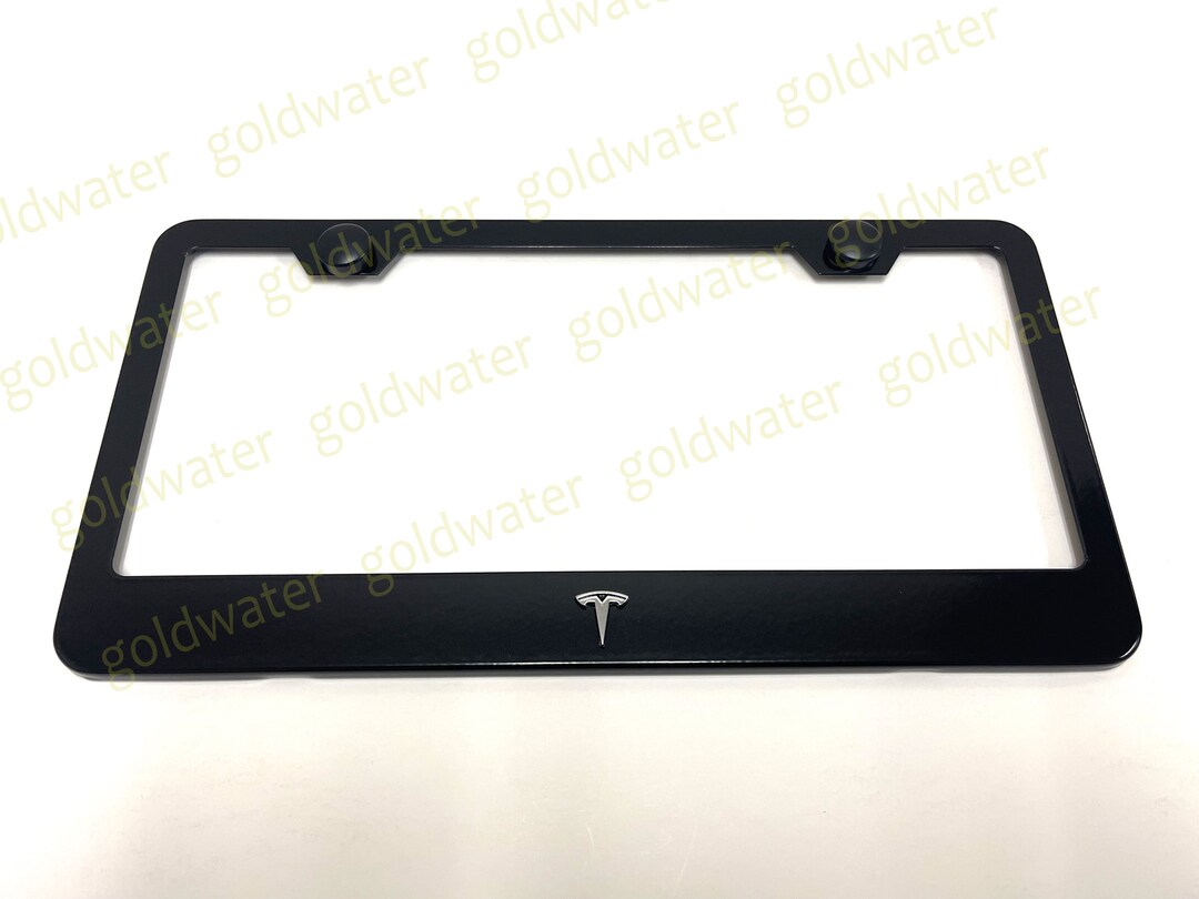 3D Tesla T Logo Emblem Badge Symbol Black Powder Coated Metal Steel ...