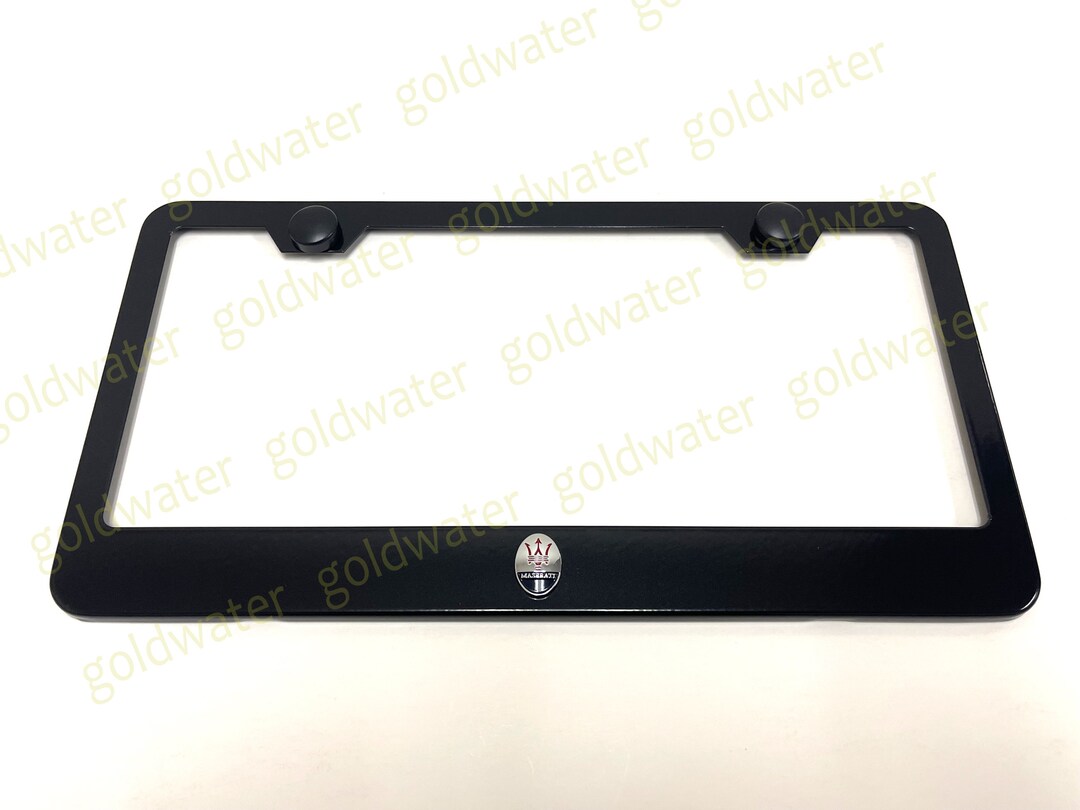 3D Maserati Trident Logo Emblem Badge Black Powder Coated Metal Steel ...