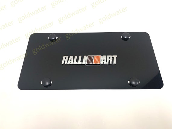 3D Ralliart Emblem Badge Black Aluminum Metal Vanity Front - Etsy