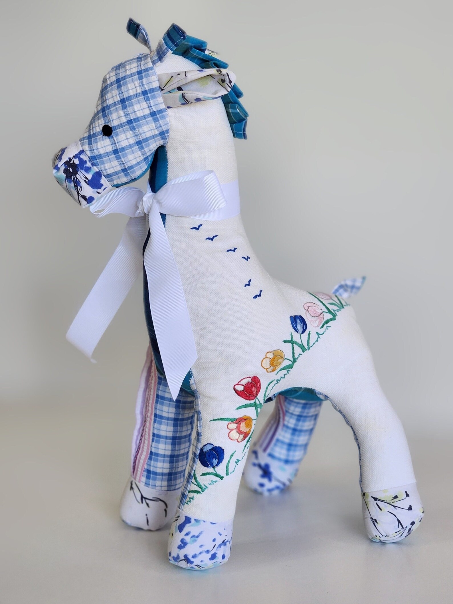 Giraffe Memory Bear, Handmade Keepsake Stuffed Animal - Etsy