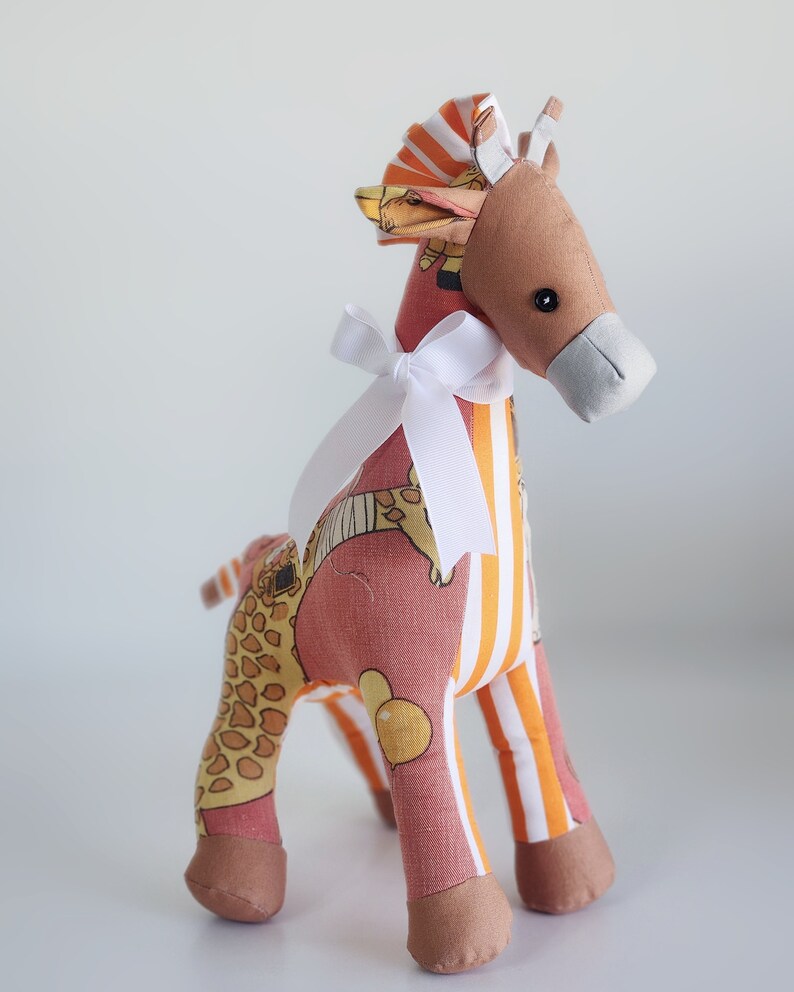 Giraffe Memory Bear, Handmade Keepsake Stuffed Animal - Etsy
