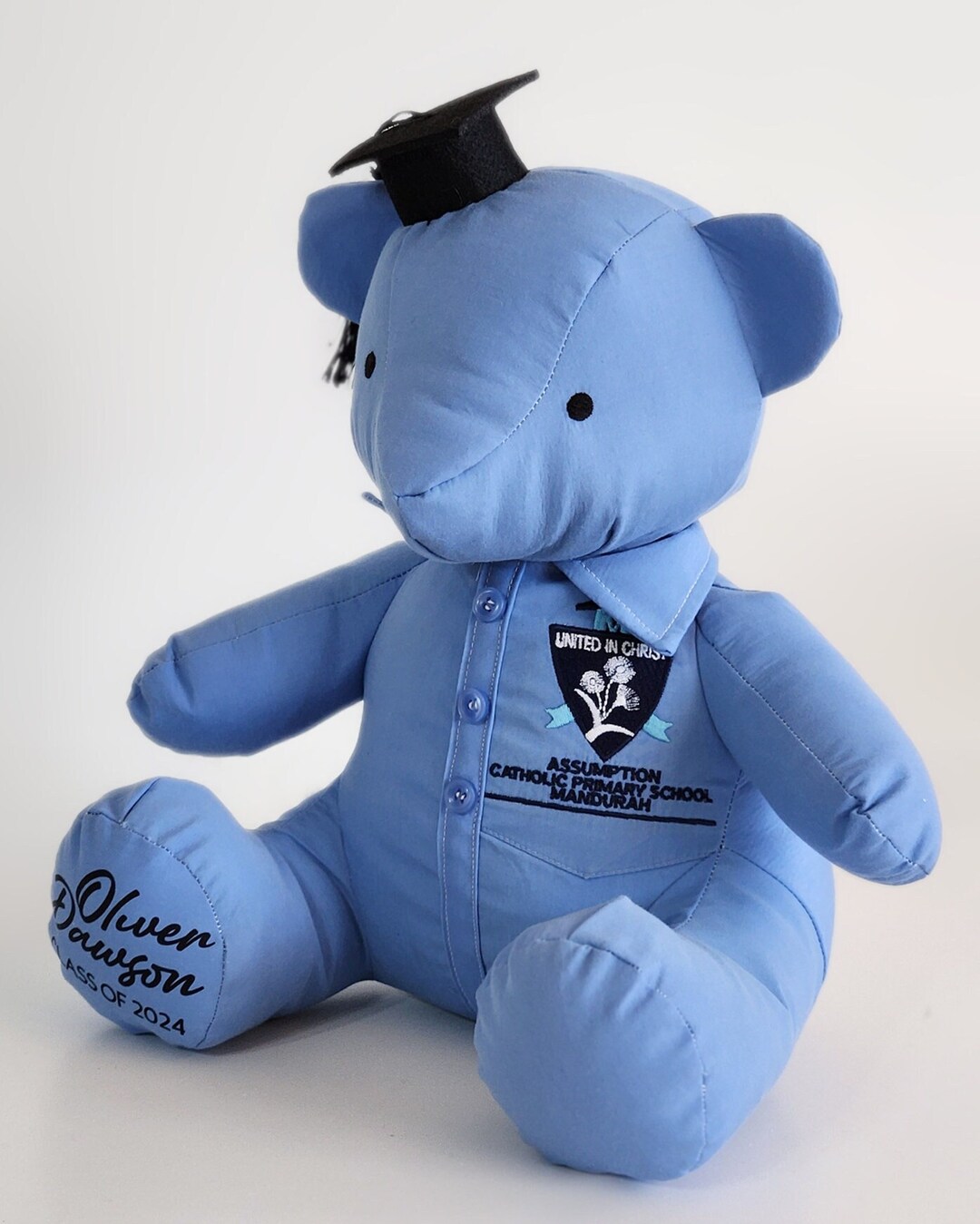 Graduation Bear Melody Memory Bear, Keepsake Teddy, Stuffed Teddy ...
