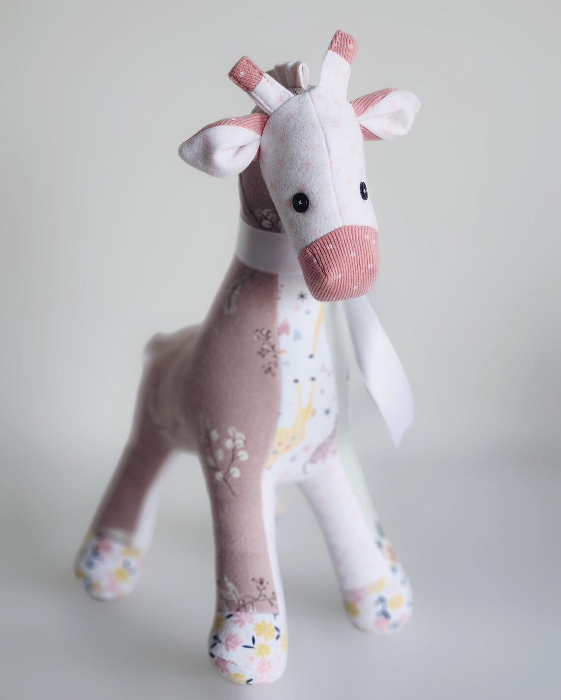 Giraffe Memory Bear, Handmade Keepsake Stuffed Animal - Etsy