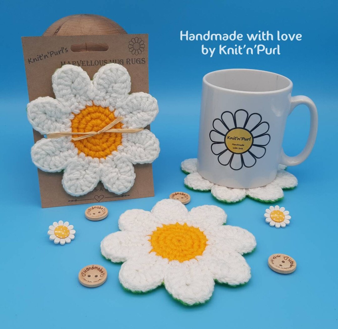 Whoops a Daisy Mugrug - Etsy UK