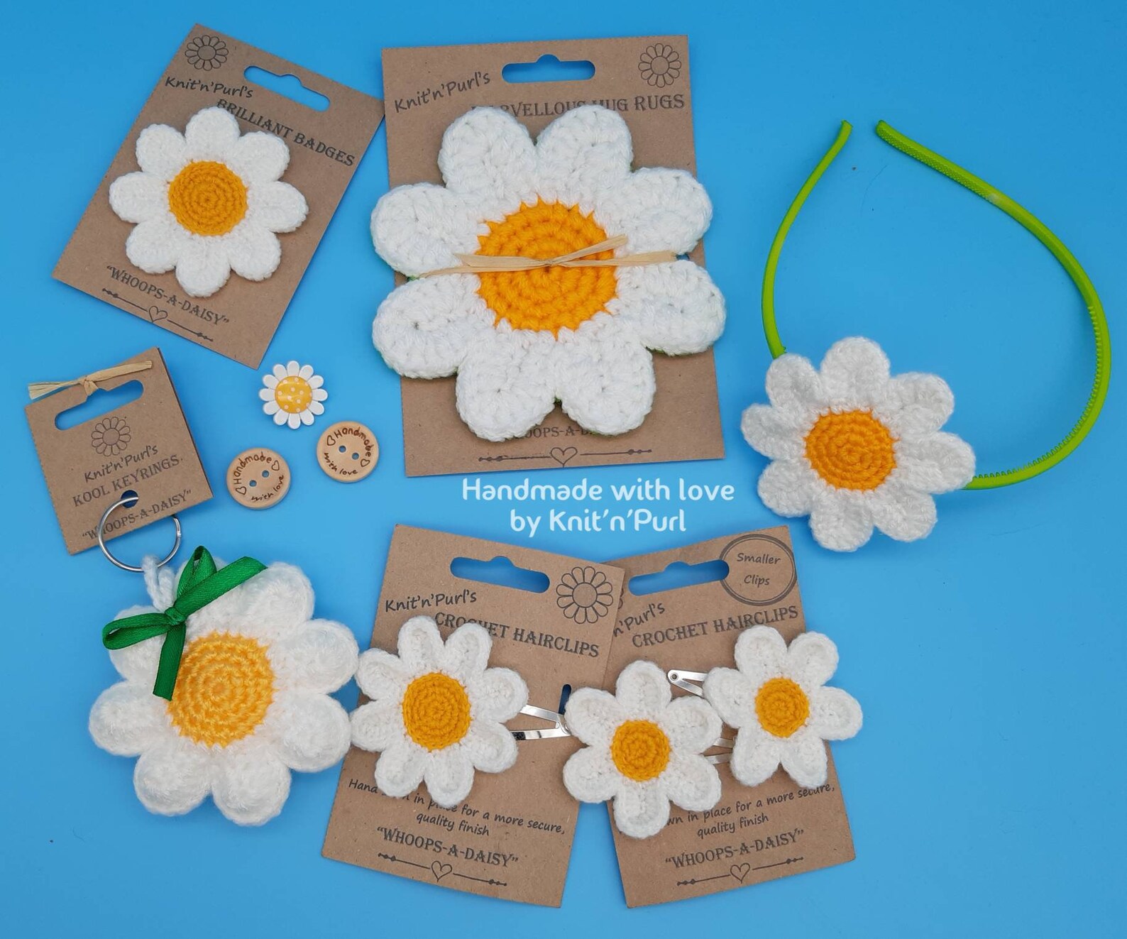 Whoops a Daisy Mugrug - Etsy UK