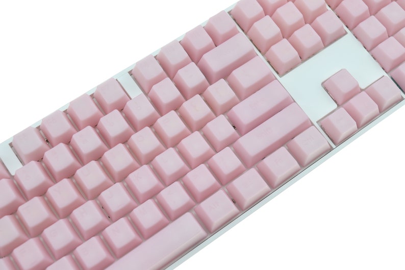 POM Jelly Keycaps Pink Keycaps Top Legends 114 Keycap Set - Etsy