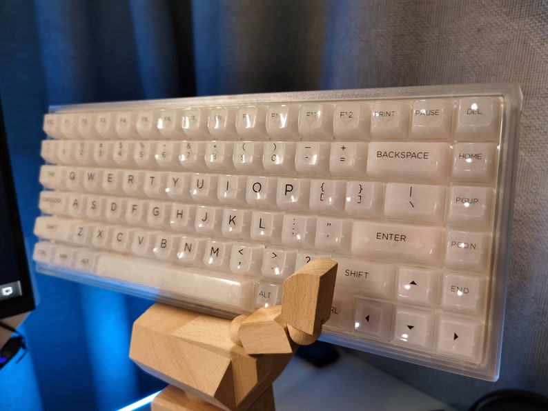White Clear Keycap Backlight Keycap Transparent Keycap - Etsy
