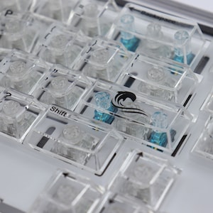 Clear Keycaps Blank Keycap Transparent Keycaps Backlit Keycaps No ...