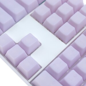 Jelly POM Keycaps Purple Keycaps Top Legends (114 Keycap Set) Keyboard ...