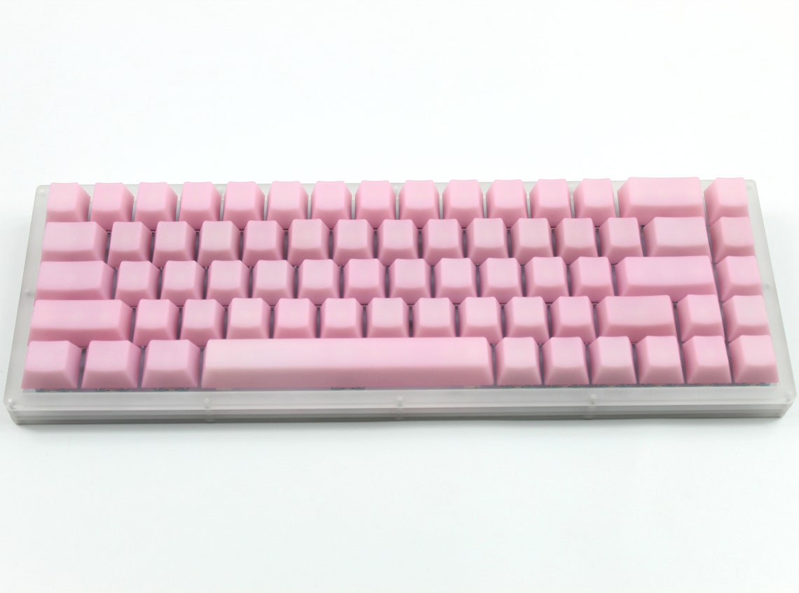 POM Keycap Pink Keycap Transparent Keycap Set Keyboard Keycap - Etsy ...