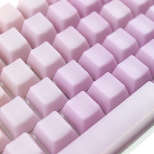 POM Jelly Lavender Keycaps (114 Keycap Set) Keyboard Keycap Pom Keycap ...