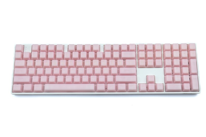POM Jelly Keycaps Pink Keycaps Top Legends 114 Keycap Set - Etsy