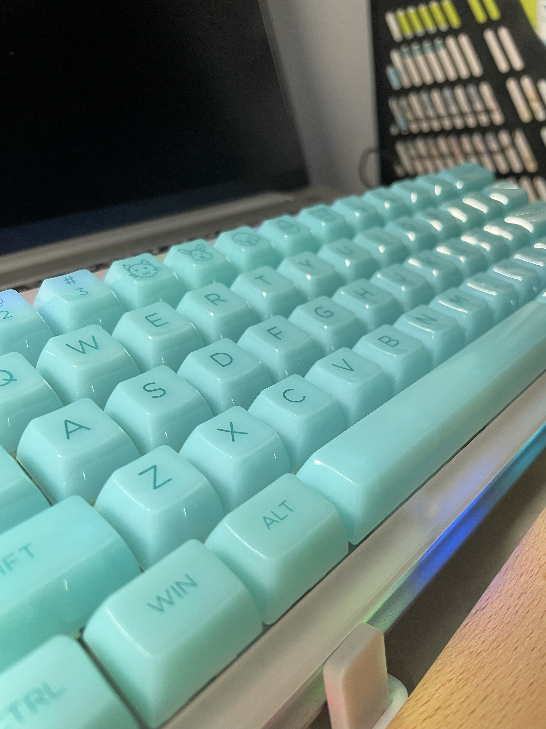 Green Clear Keycap Backlight Keycap Transparent Keycap - Etsy