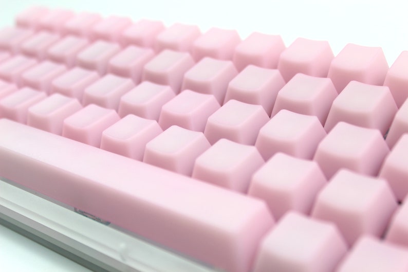 POM Keycap Pink Keycap Transparent Keycap Set Keyboard Keycap Pom ...