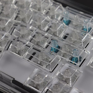 Clear Keycaps Blank Keycap Transparent Keycaps Backlit Keycaps No ...
