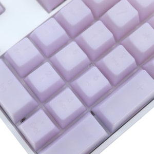 Jelly POM Keycaps Purple Keycaps Top Legends (114 Keycap Set) Keyboard ...