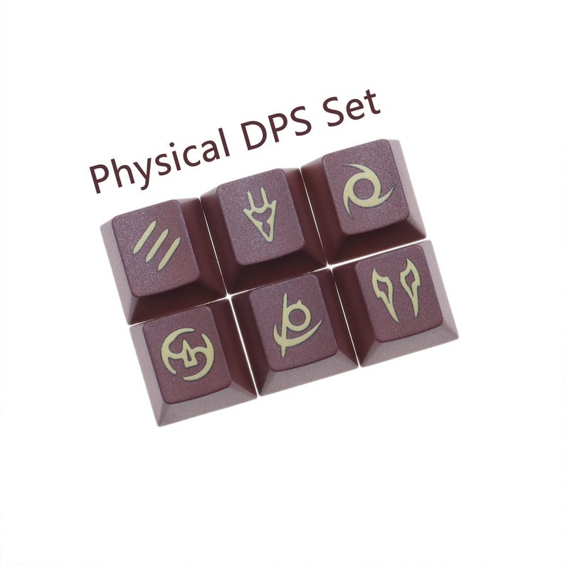 FFXIV Job Keycap Set: PBT Dyesub Gaming Keycaps - Etsy