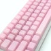POM Keycap Pink Keycap Transparent Keycap Set Keyboard Keycap Pom ...