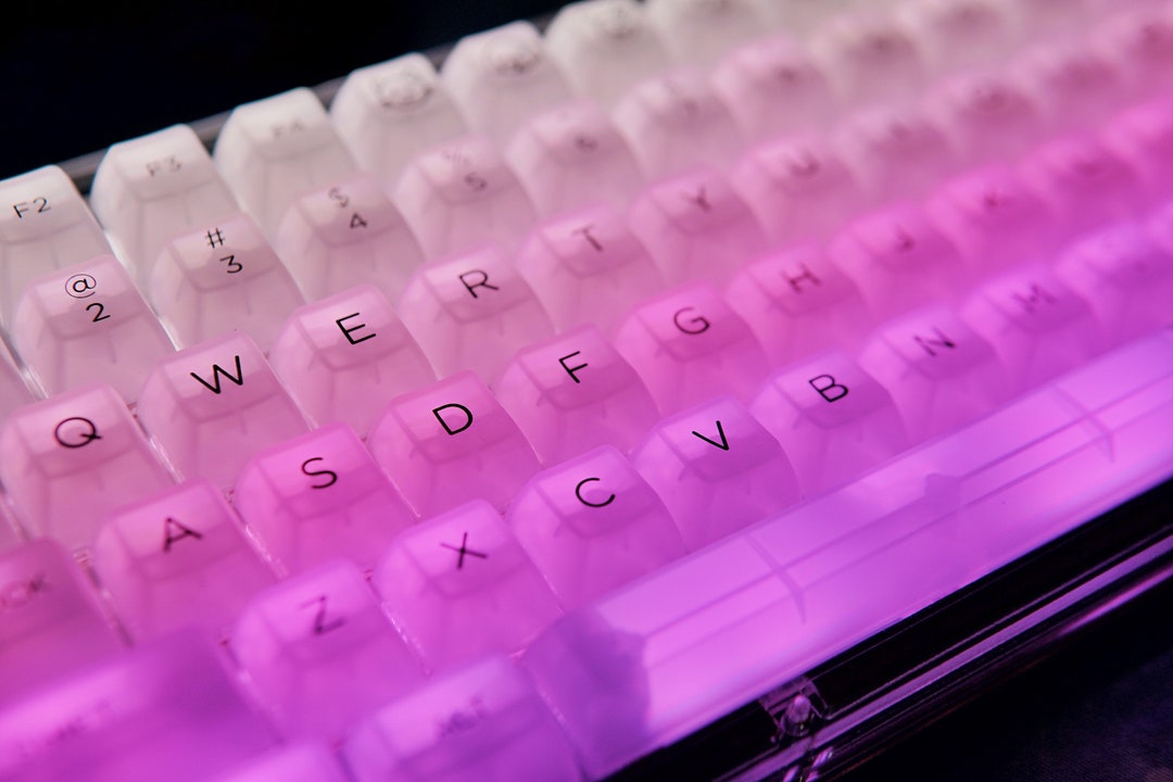 White Clear Keycap Backlight Keycap Transparent Keycap Mechanical ...