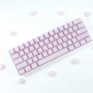 POM Keycap Lavender Keycap Light Purple Keycap Set Keyboard Keycap Pom ...