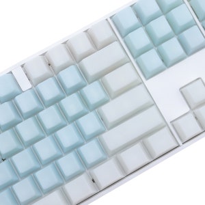 POM Jelly Keycaps POM Jelly White Blue Keycaps POM Jelly Blue Keycaps ...