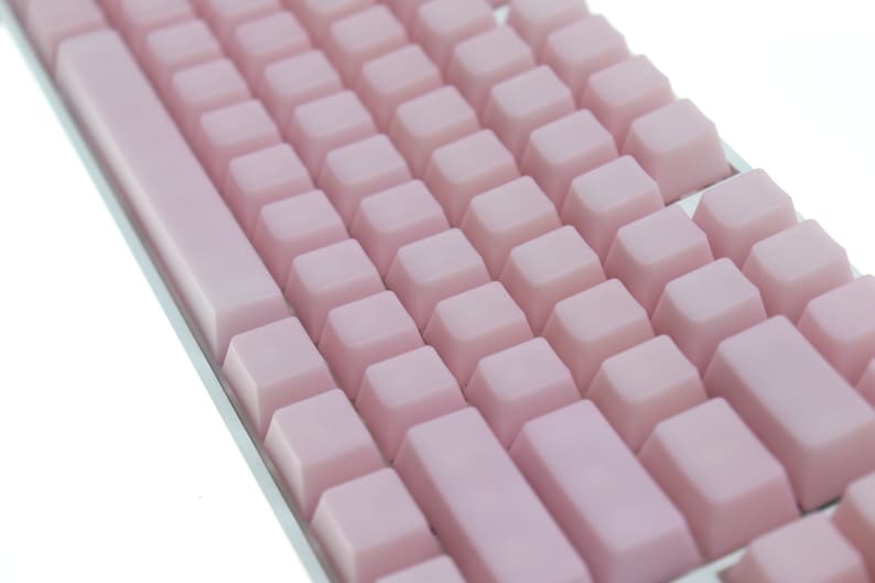 POM Jelly Keycaps Pink Keycaps Top Legends 114 Keycap Set - Etsy