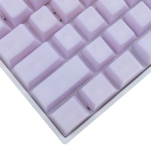 Jelly POM Keycaps Purple Keycaps Top Legends (114 Keycap Set) Keyboard ...
