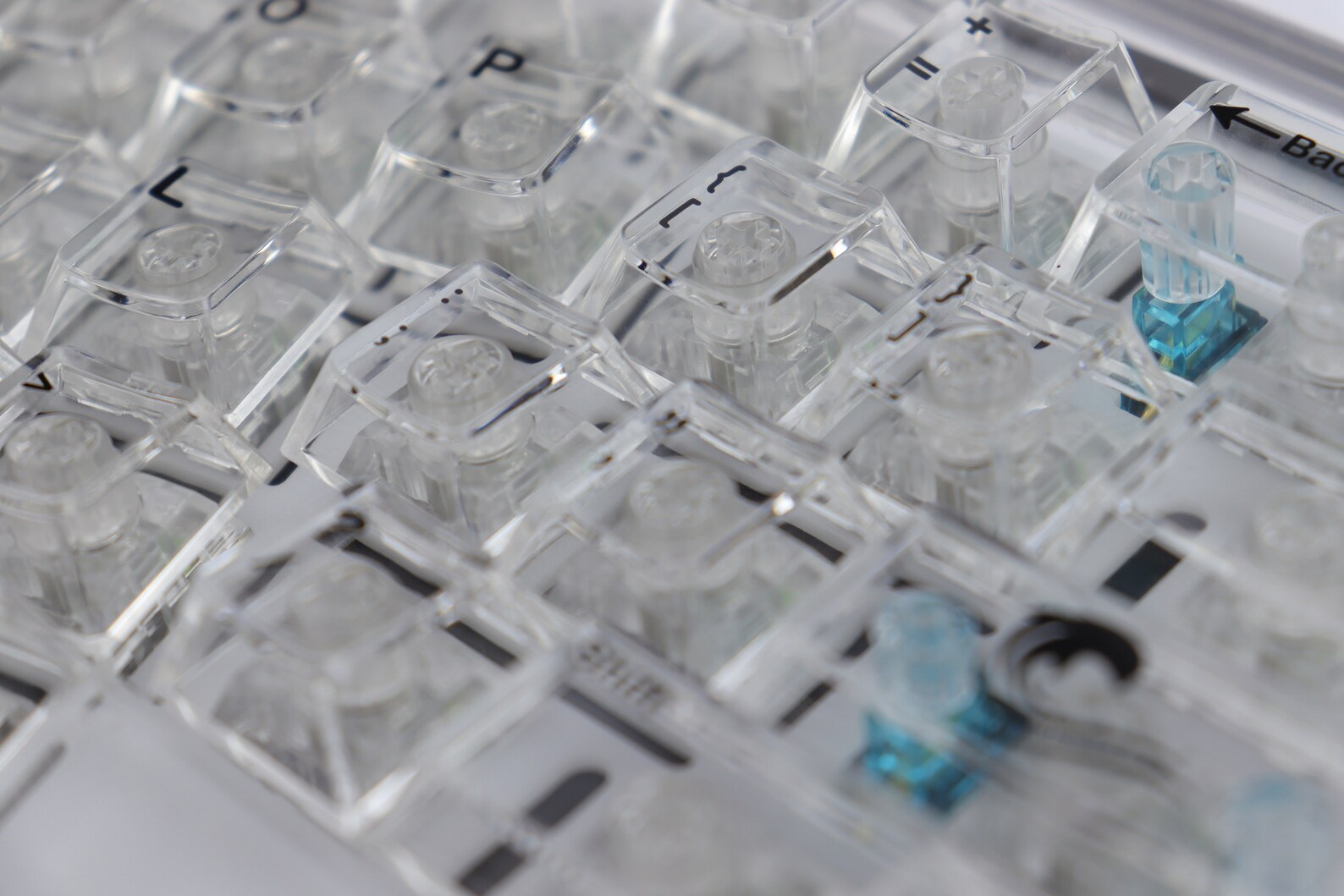 Clear Keycaps Blank Keycap Transparent Keycaps Backlit Keycaps - Etsy