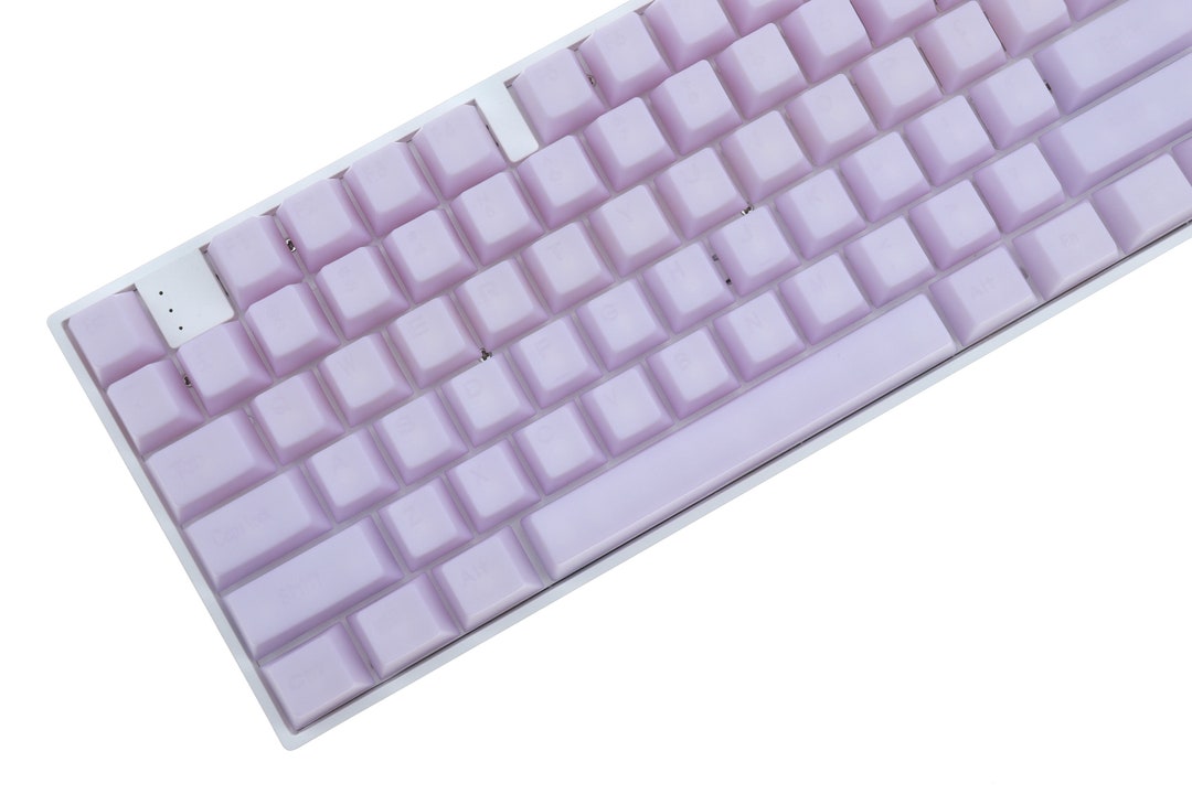 Jelly POM Keycaps Purple Keycaps Top Legends (114 Keycap Set) Keyboard ...