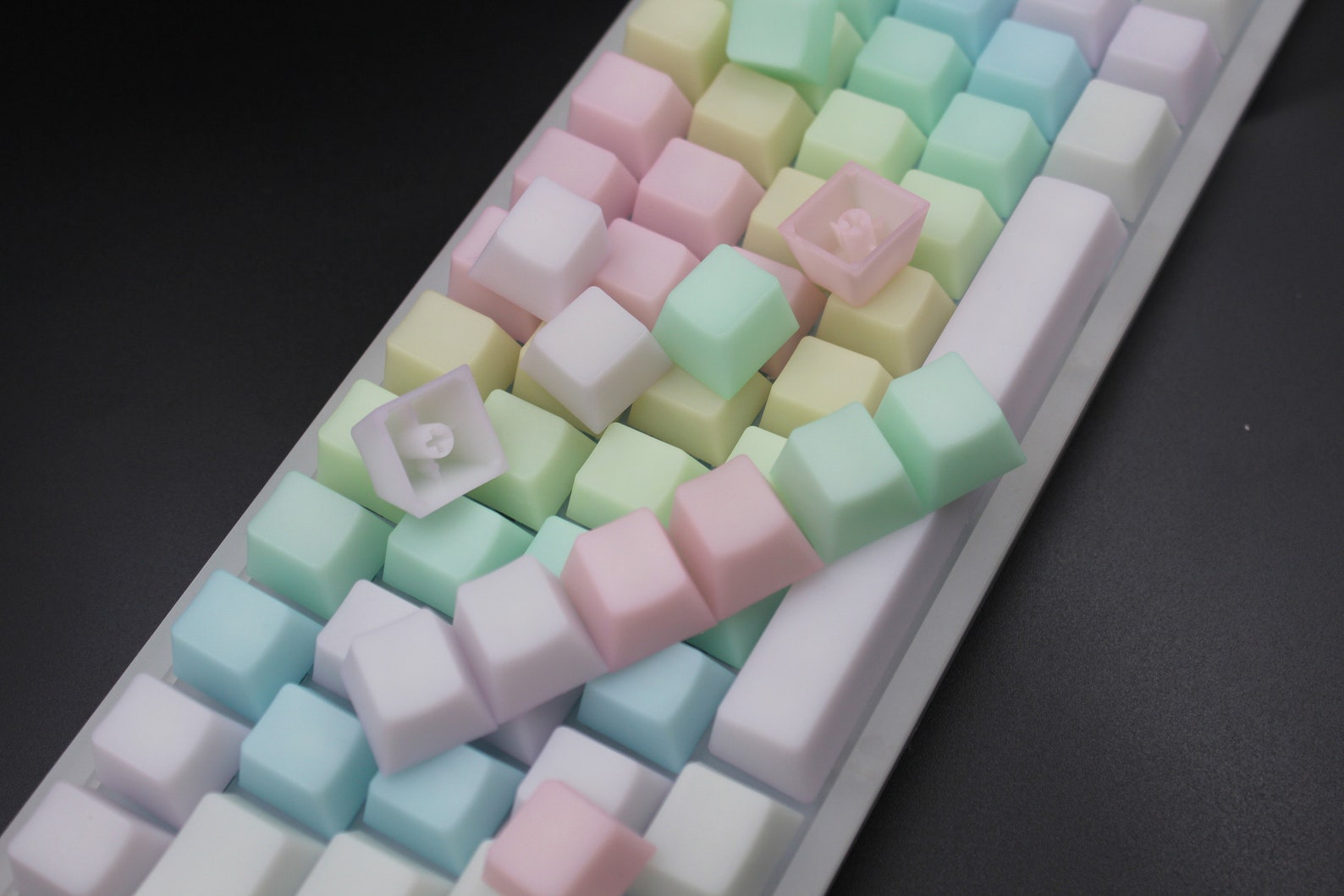 Jelly POM Keycaps Rainbow Keycaps Keyboard Keycap Pom Keycap - Etsy