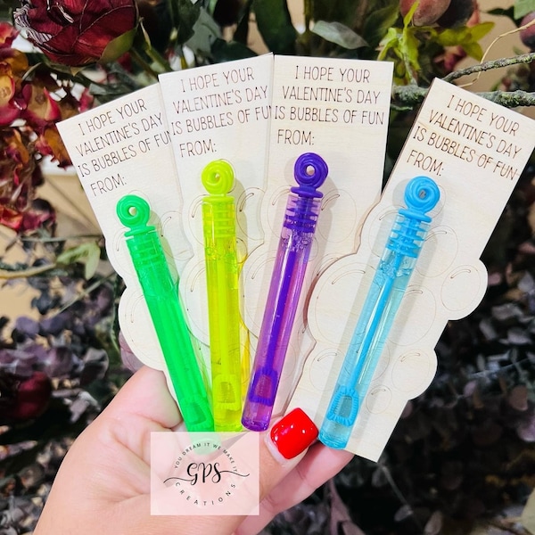 Valentine Bubbles - Etsy