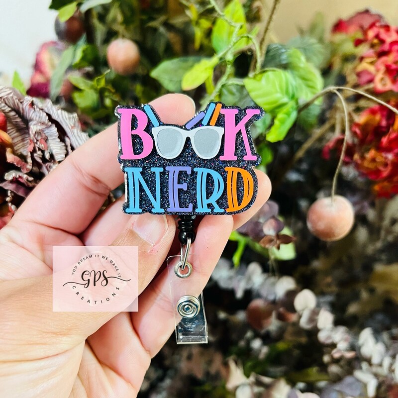 Book Badge Reel - Etsy