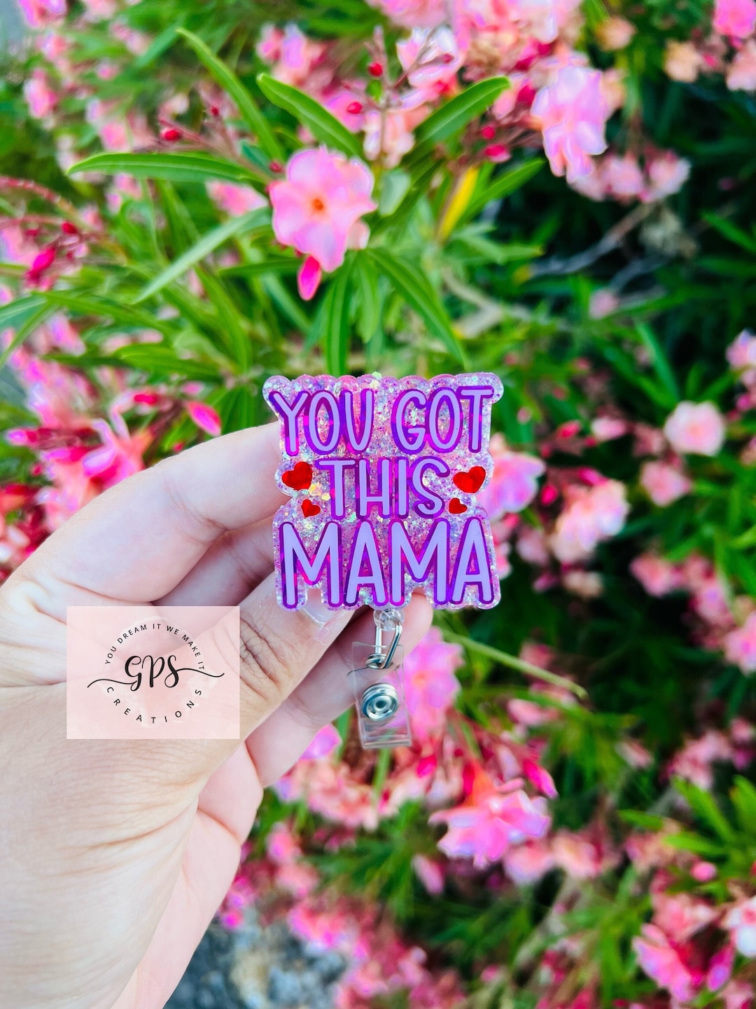 You Got This Mama Badge Reel, Labor & Delivery Nurse, Cute Badge Reel ...