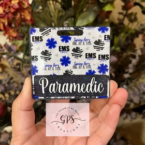 Paramedic Badge Buddy, EMS Badge Buddy, Star of Life Badge Buddy, First ...