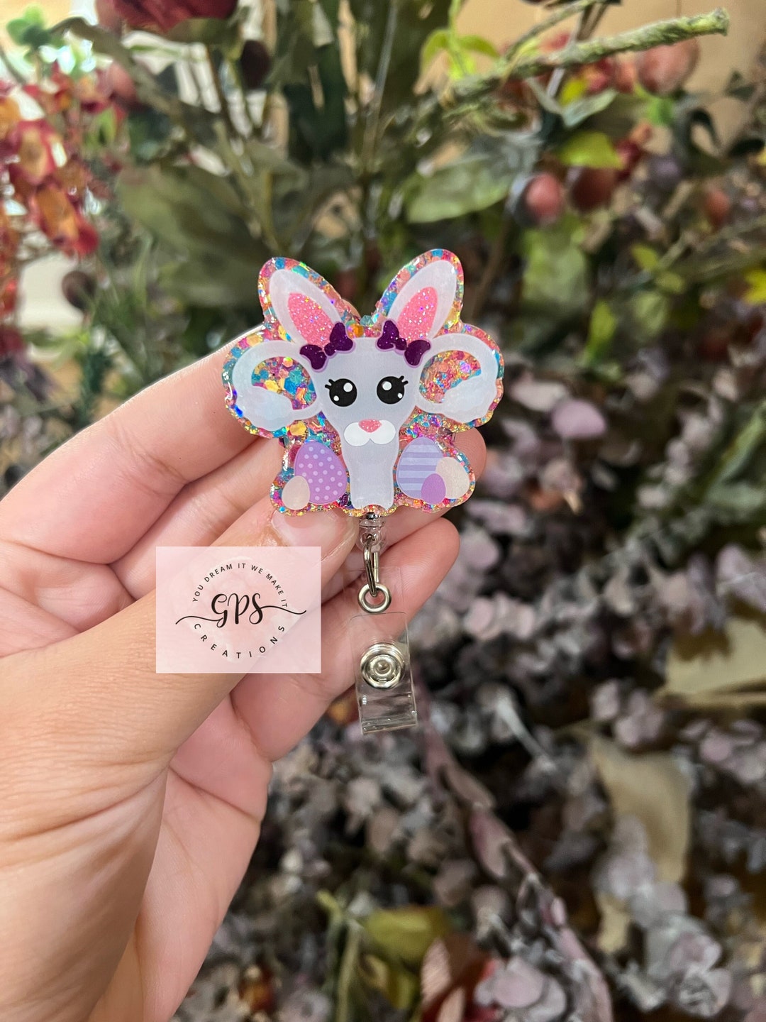 Easter Uterus Badge Reel, OBGYN Badge Reel, Labor & Delivery, ID Holder ...