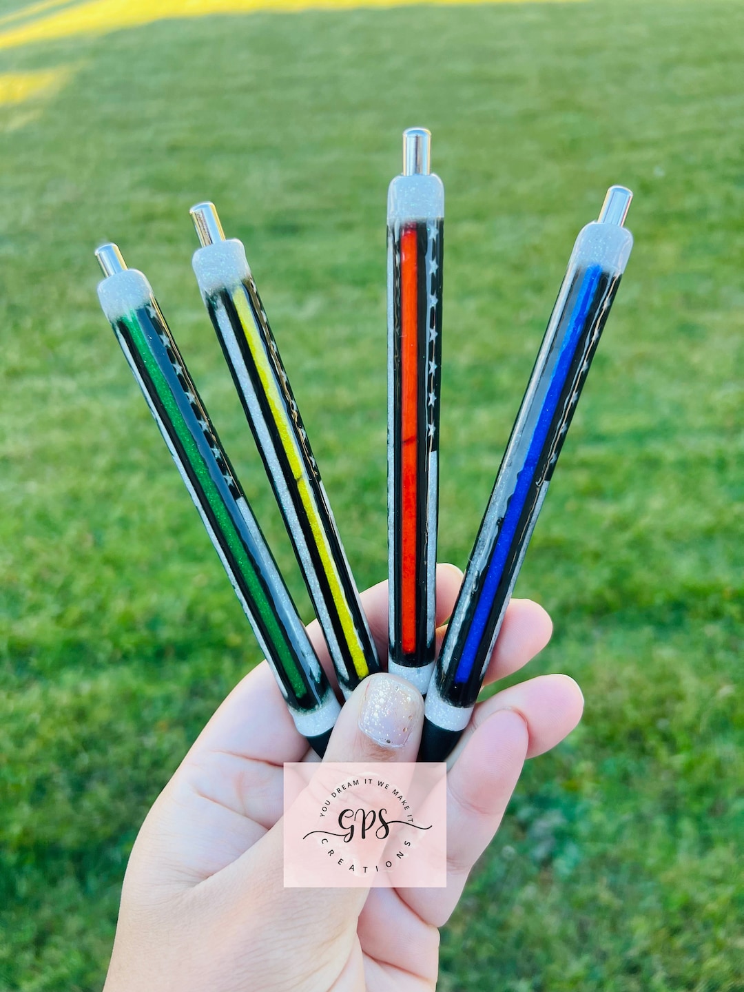 Flag Thin Line Papermate Inkjoy Pen, Blue Line, Red Line, Green Line ...