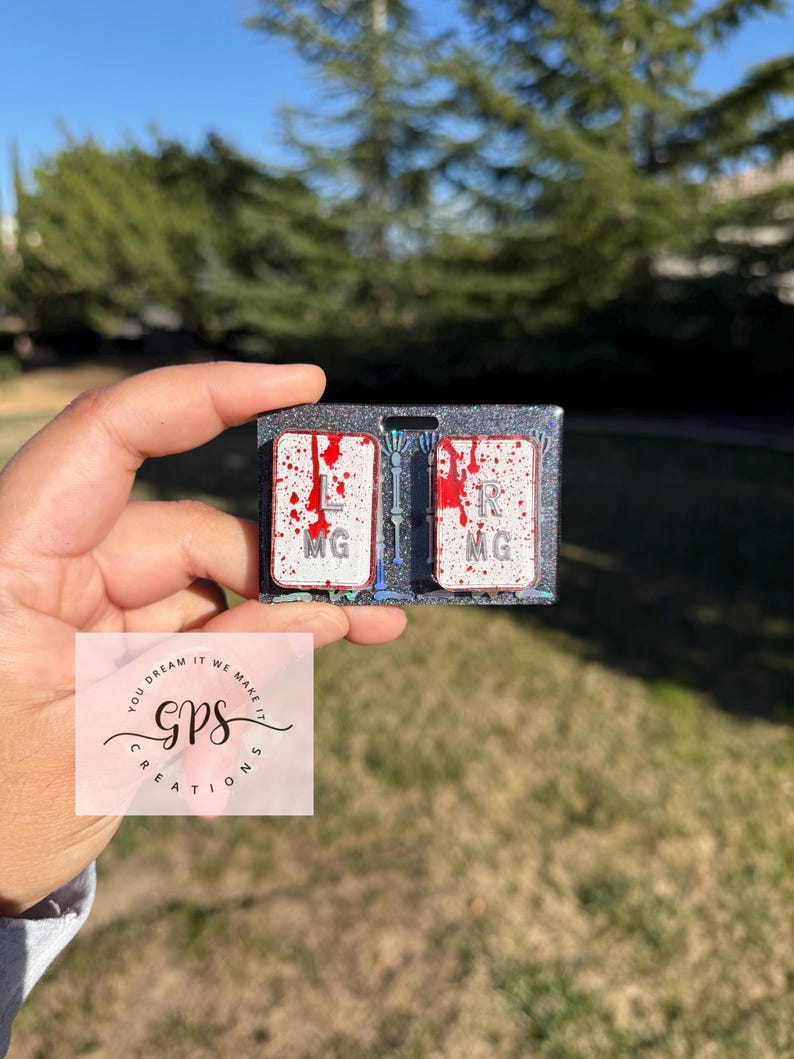 Blood Splatter Xray Markers, Radiology Tech, Lead Letters, Medical ...