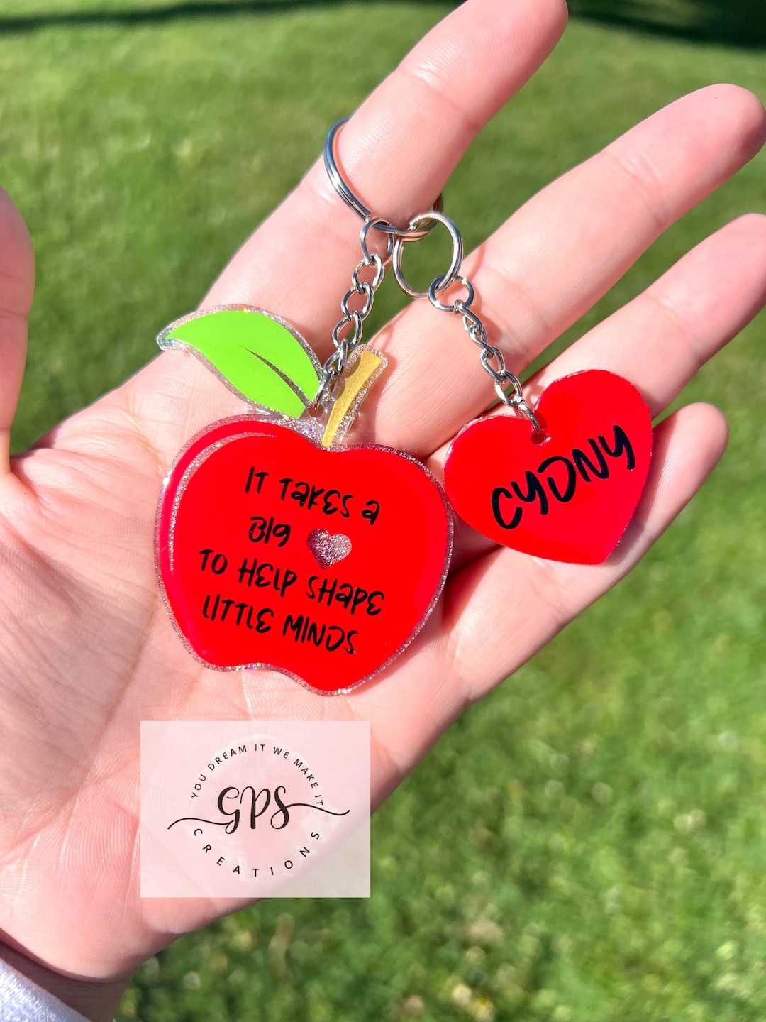 Teacher Keychain, Teacher Appreciation Gift, Personalized Teacher ...