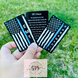 First Responder Prayer Cards, Firefighter, Police, 911 Dispatcher ...