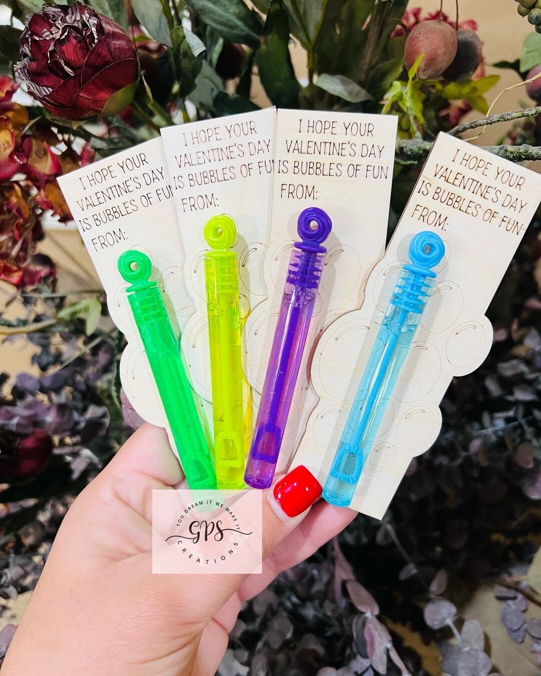 Valentines Bubbles Trading Cards for Kids, Valentines Day Gift ...