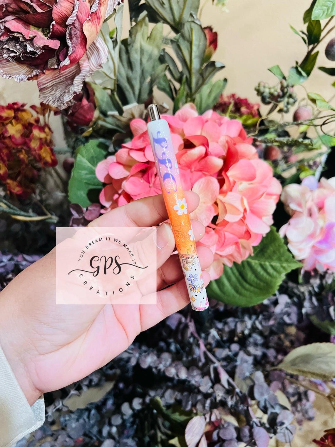 Retro Fall Halloween Pen, Halloween Personalized Pens, Ice Coffee Lover ...