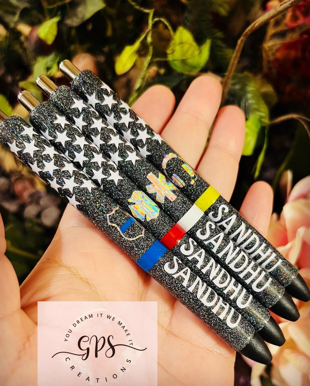 First Responder Glitter Pens, Police, Firefighter, EMS, Paramedic, 911 ...