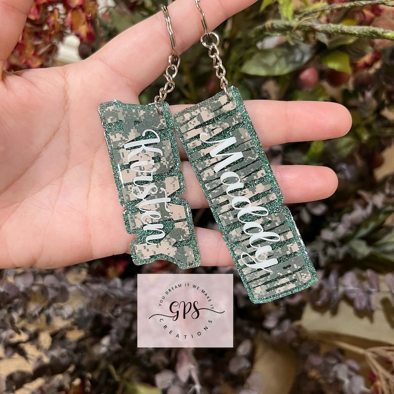 Army Keychain - Etsy